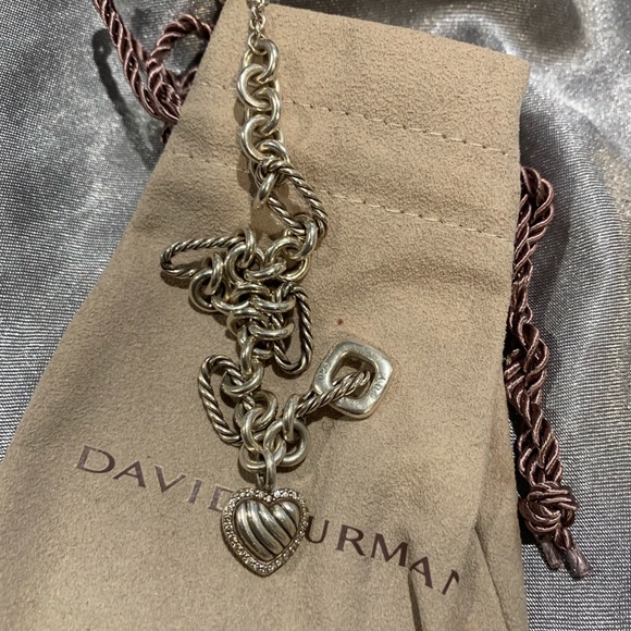 David Yurman | Jewelry | Authentic Diamond Cable Heart David Yurman ...